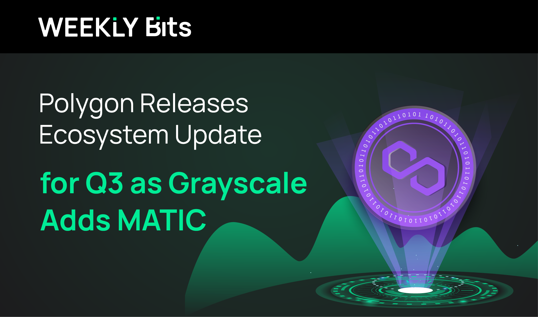 Polygon Releases Ecosystem Update for Q3 as Grayscale Adds MATIC
