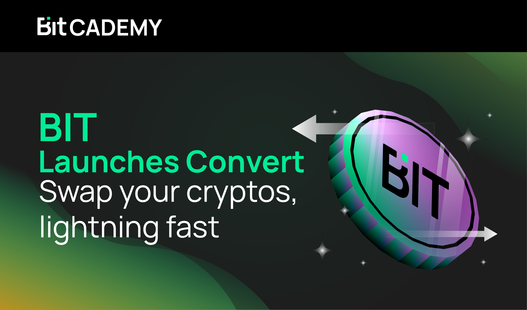 BIT launches Convert – Swap your cryptos, lightning fast