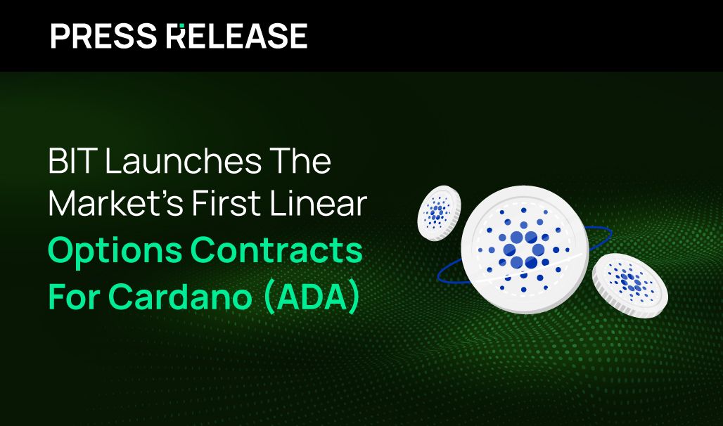 BIT launches the market's first linear options contracts for Cardano (ADA)